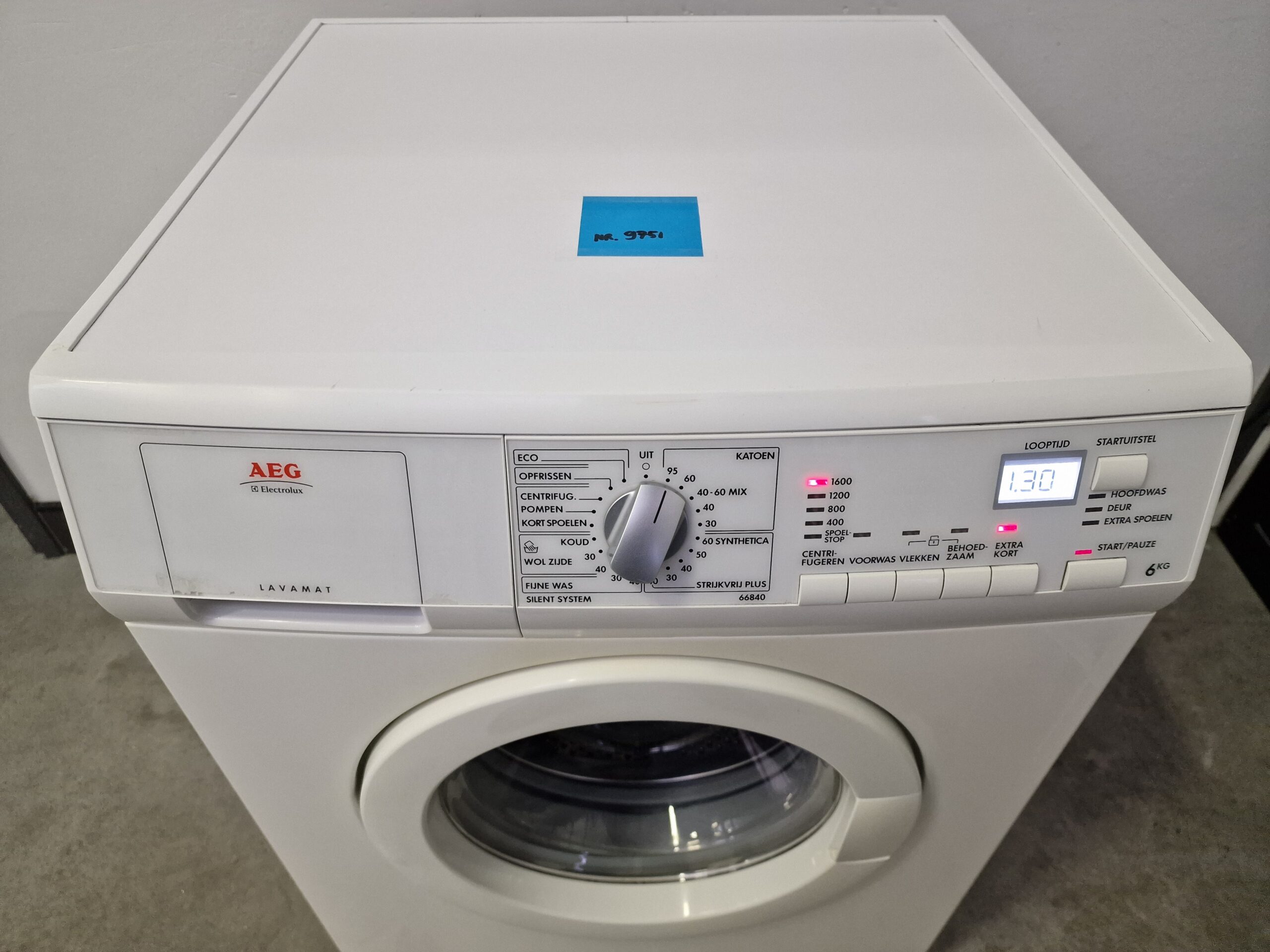 AEG wasmachine 6 kg A+ - Witgoed Koning - Tweedehands wasmachine Gratis ...