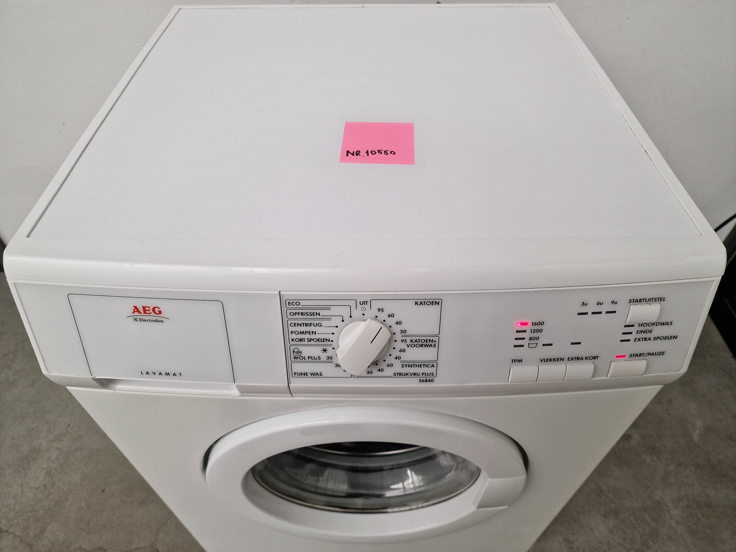 AEG L56840 Wasmachine 6 kg - Witgoed Koning - Tweedehands wasmachine ...